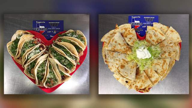 This Texas taqueria offers heart-shaped taco, quesadilla platters for ...
